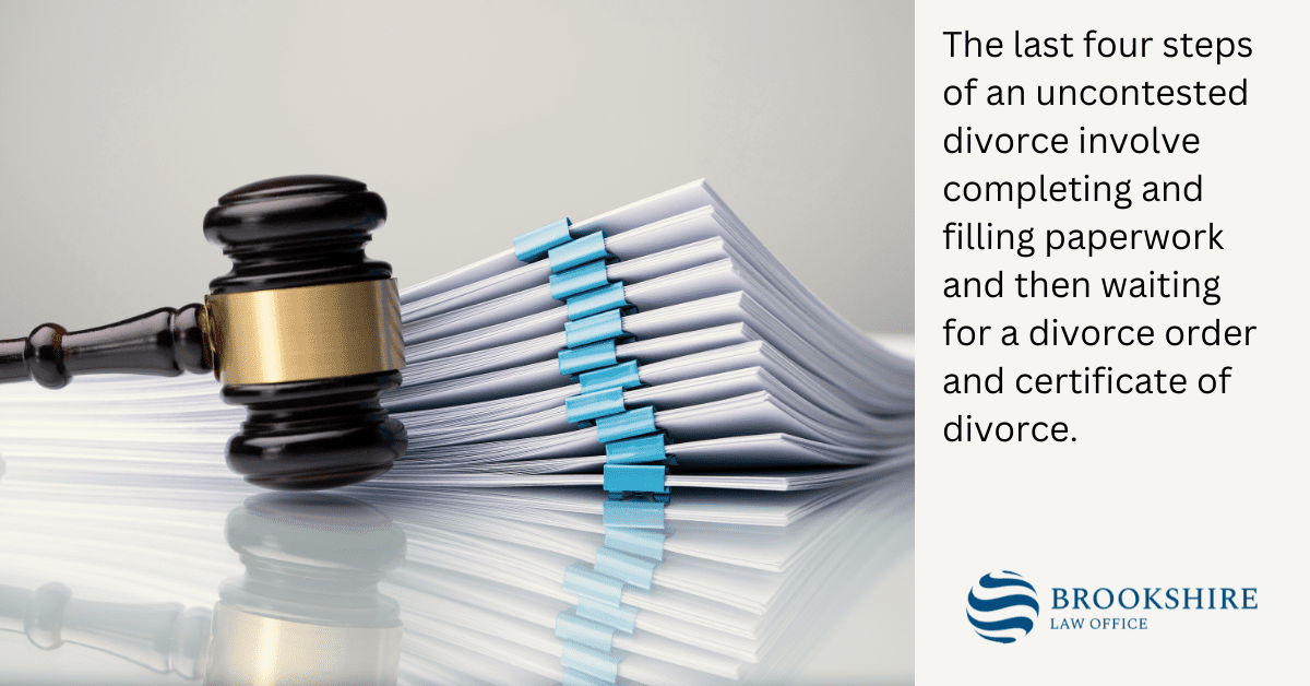 Steps to an Uncontested Divorce in Nova Scotia